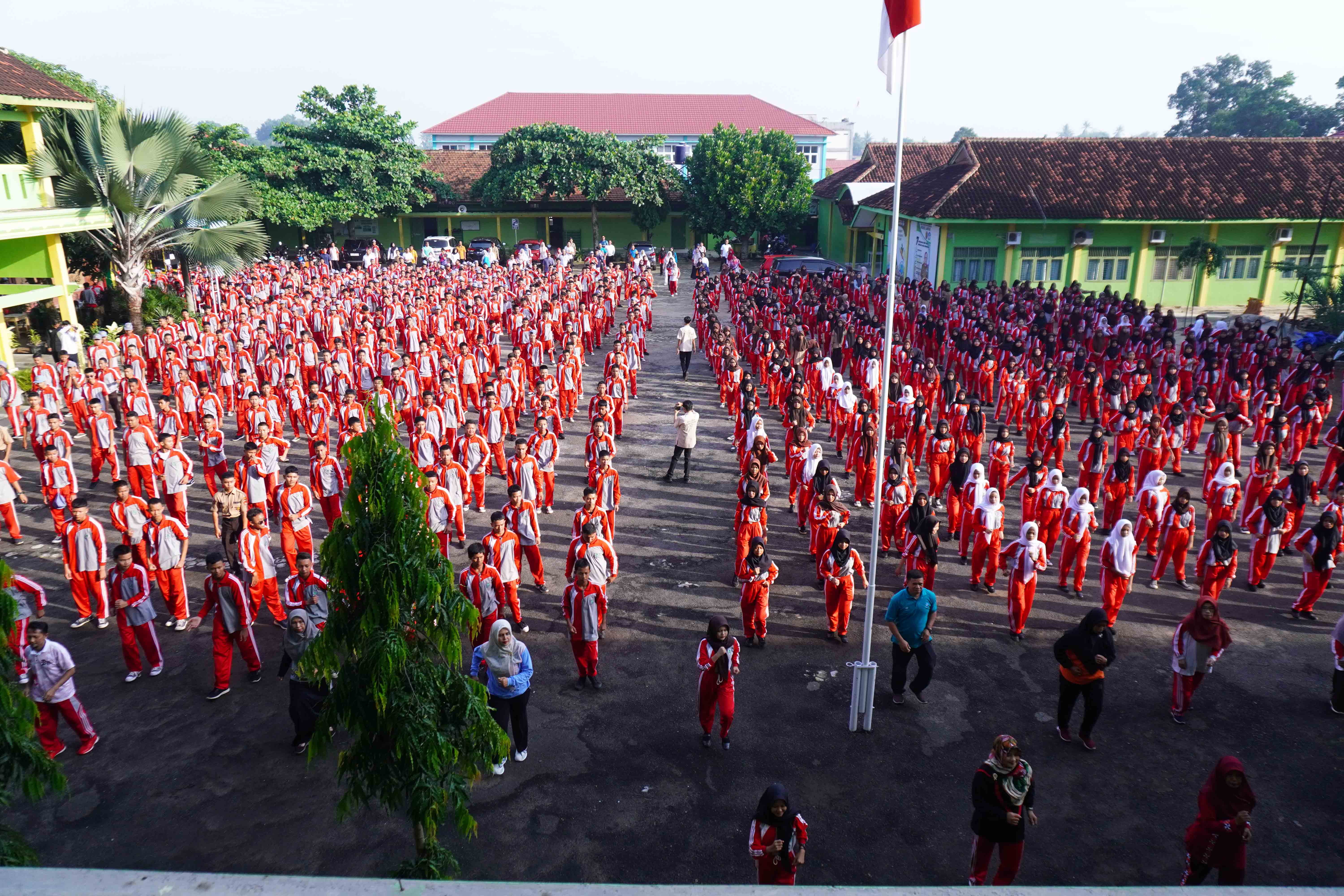 SMK Negeri 3 Metro - SMKN 3 Metro Wujudkan Hidup Sehat Lewat Senam Anak ...